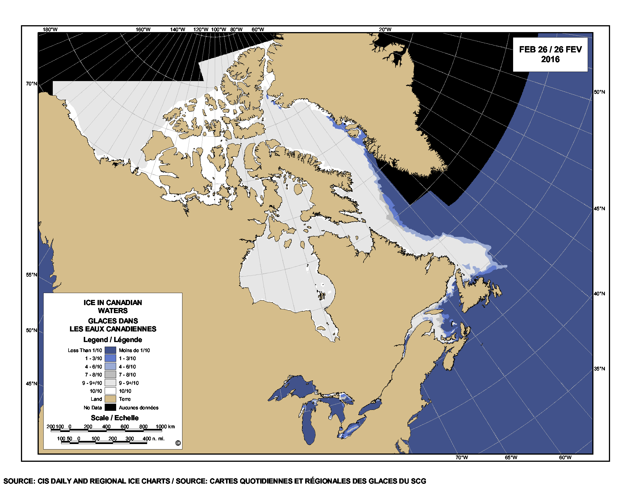 Polar bear habitat update: Labrador sea ice highest in 20 years ...