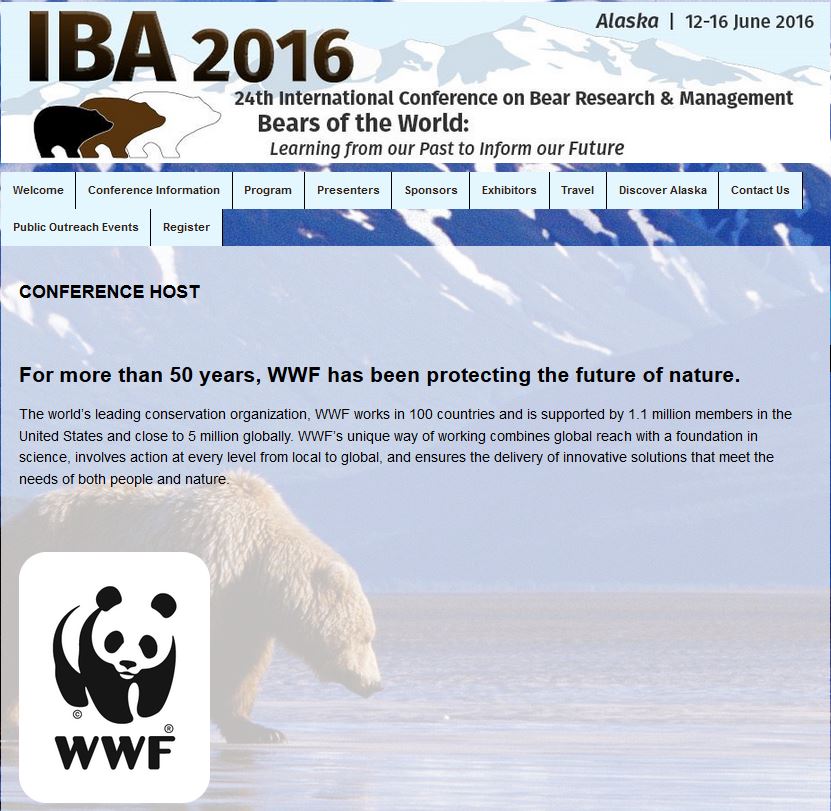 WWF and the International Bear Conference | polarbearscience