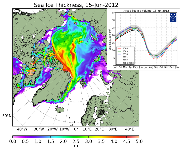 Shockingly thick first year ice between Barents Sea and the North Pole ...