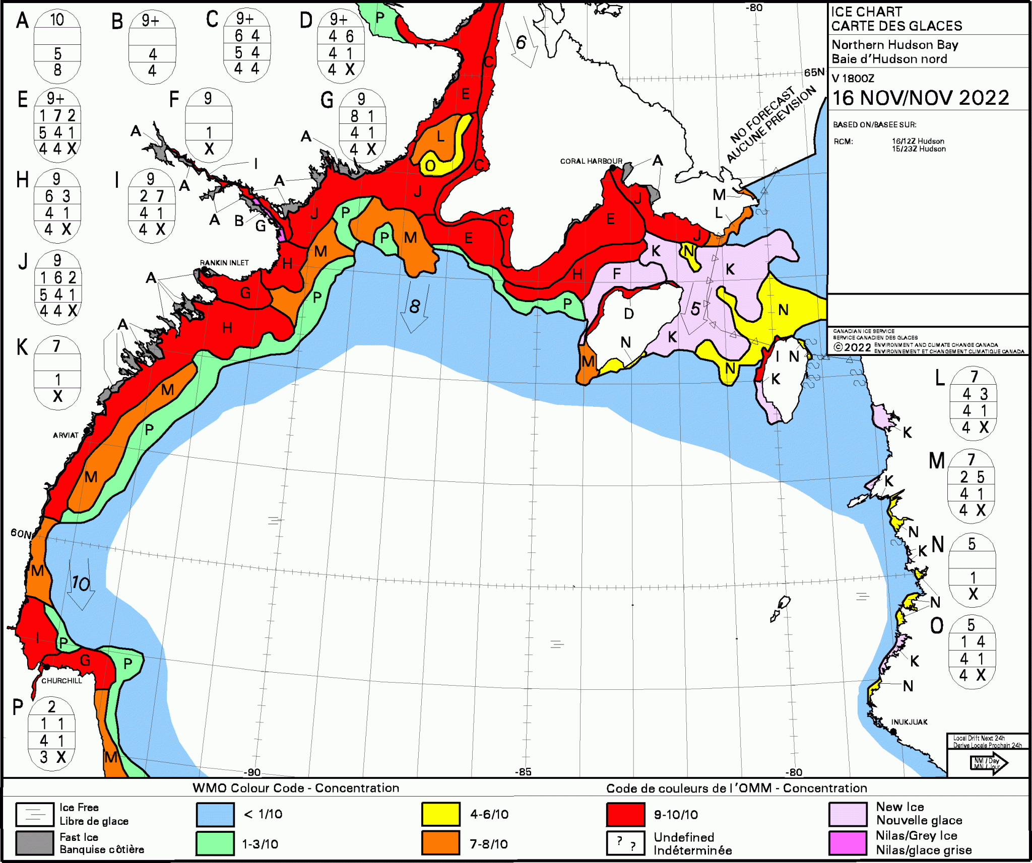 Hudson Bay sea ice freeze-up in 2022 like the 1980s for the 5th time ...